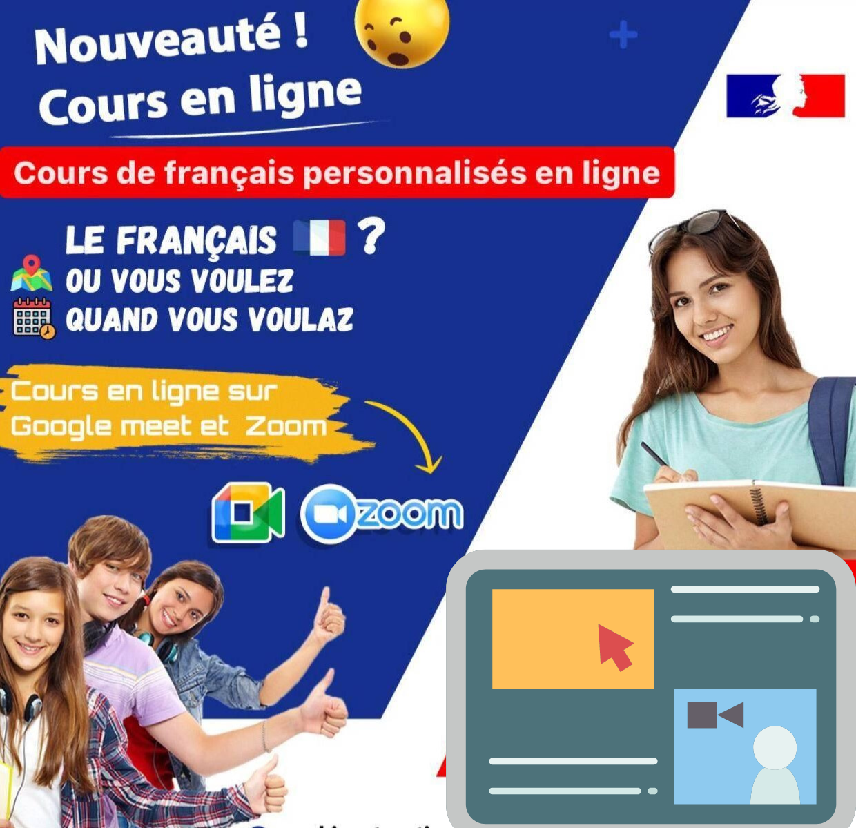 Cours de langues à Distance